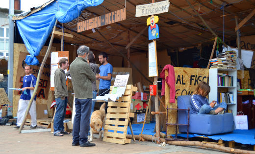 Intercambio cultural en la acampada de Vigo - Vigo al minuto
